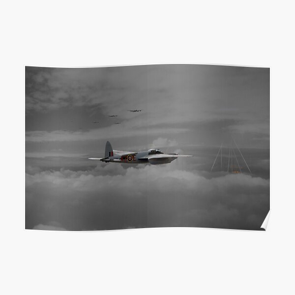 "Mosquito - Pathfinder" Poster by warbirds | Redbubble