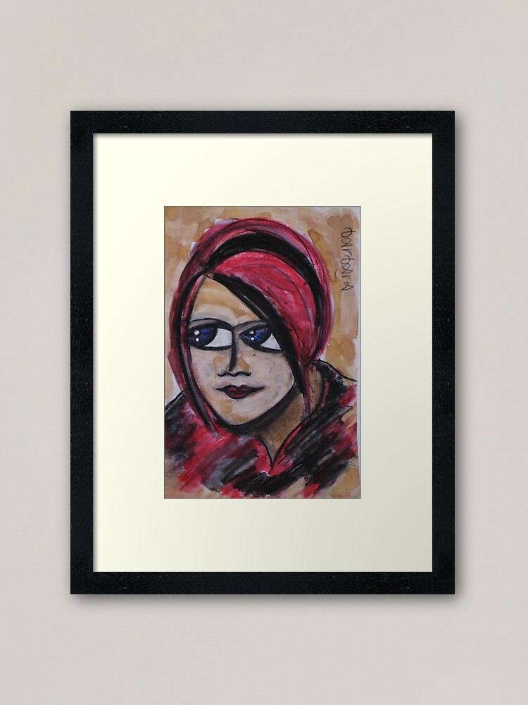 "Miss Alli" Framed Art Print for Sale by barbieville | Redbubble