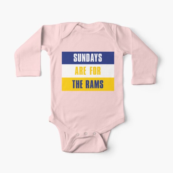 "Sonntags gibt es für The Rams, Los Angeles Rams" Baby Body von elhefe ...