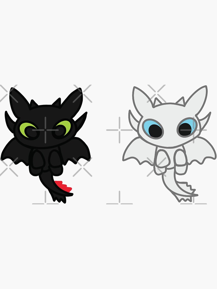 "Toothless " Sticker for Sale by ohgeezokay | Redbubble