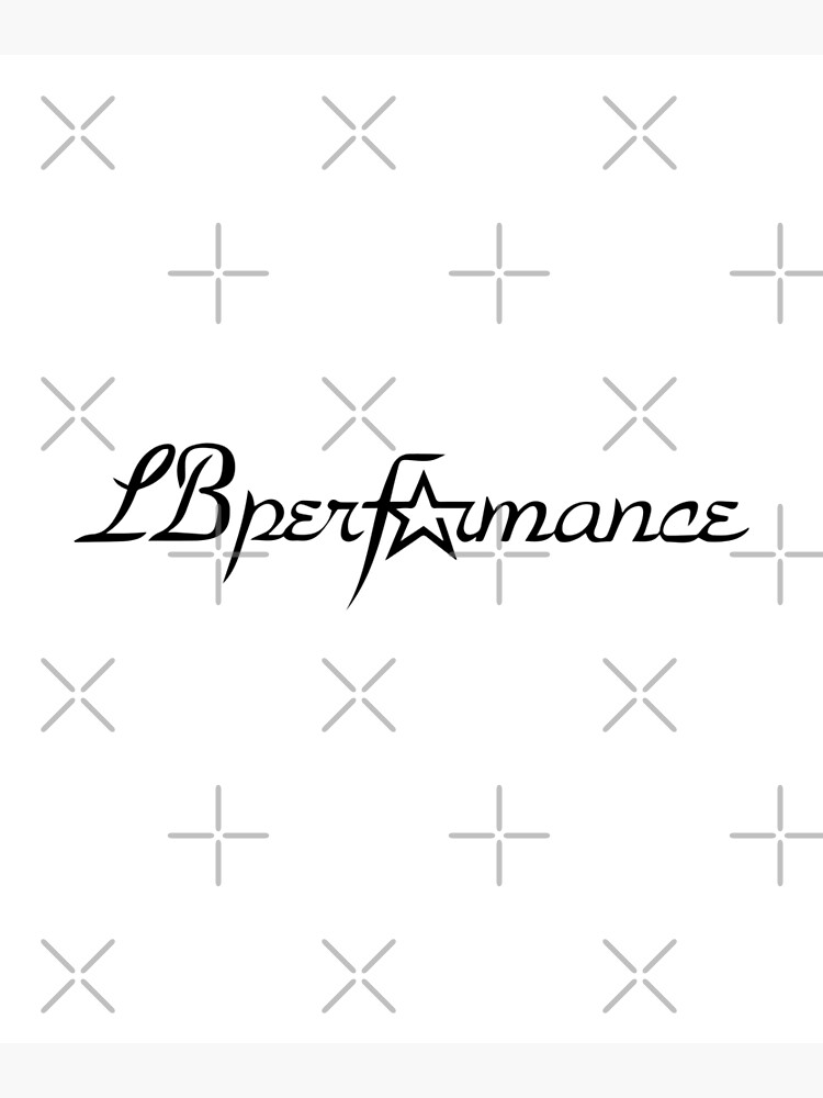 "LB Performance Liberty Walk Logo with Japanese Characters" Poster by ...