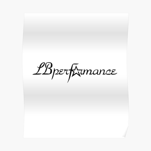 "LB Performance Liberty Walk Logo with Japanese Characters" Poster for ...