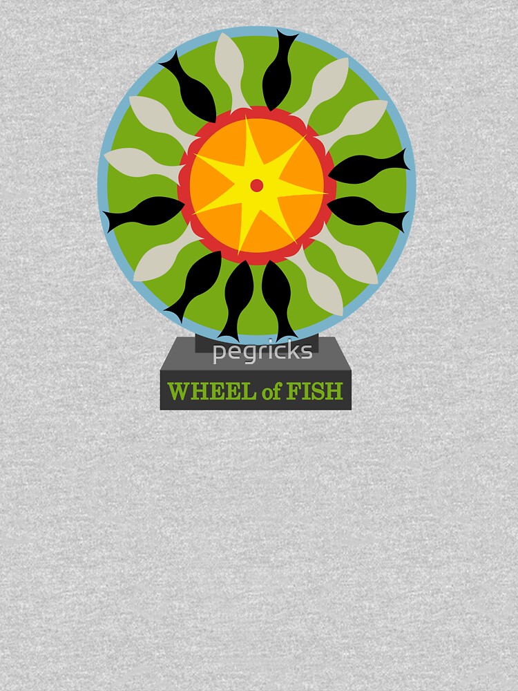 "Wheel of Fish" T-shirt for Sale by pegricks | Redbubble | wheel of ...