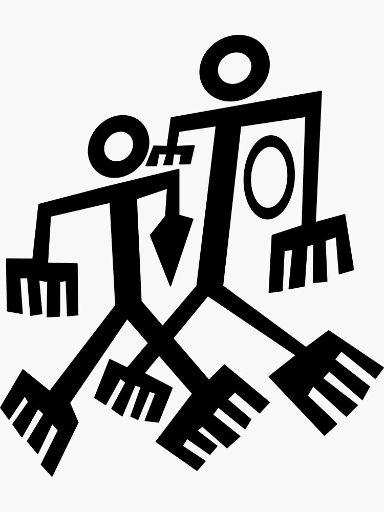 "Gadao Pictograph" Sticker for Sale by slizama | Redbubble