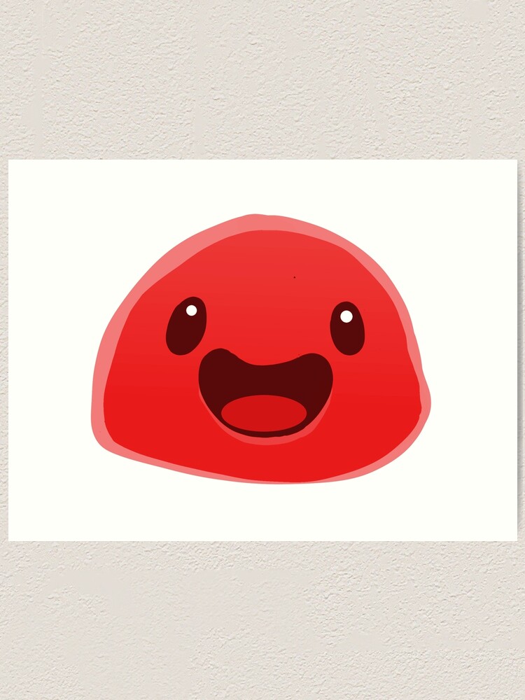 "Slime Rancher - Red Slime" Art Print for Sale by flightedbird | Redbubble