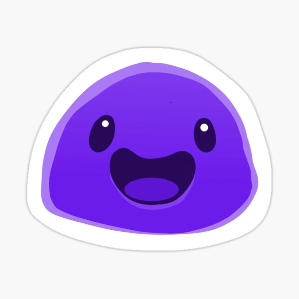 "Slime Rancher - Indigo Slime" Sticker for Sale by flightedbird | Redbubble