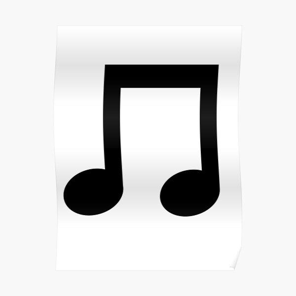 "Double Eighth Note Pattern" Poster by 3Talents | Redbubble