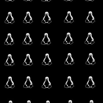 "Linux Tux Key Caps Black (Use 1/2" Hole Punch)" Sticker for Sale by ...