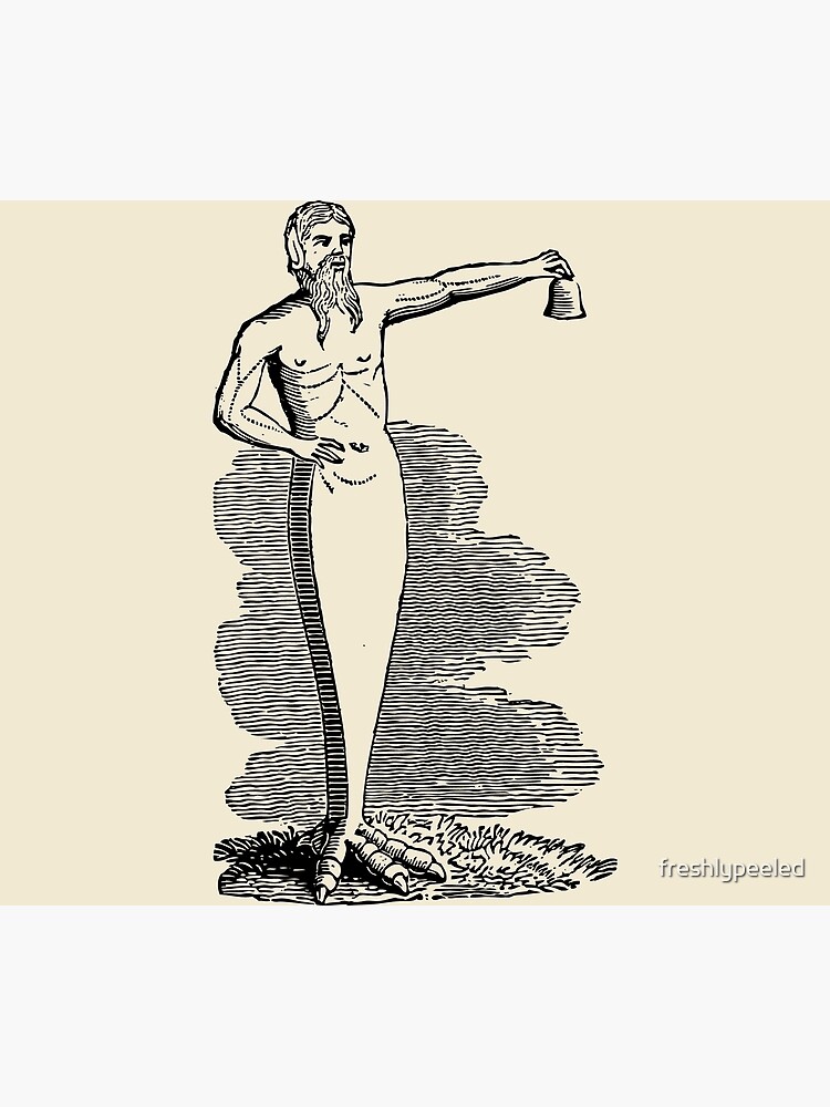 "The Bell Ringer Antique Drawing | Old-Style Illustration" Poster by ...