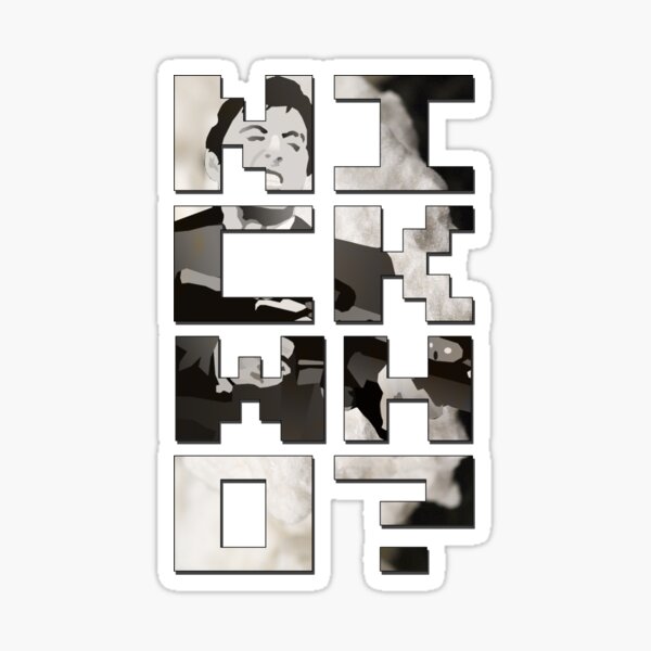 "Scarface - Coke, and Clothing." Sticker by nickwho | Redbubble