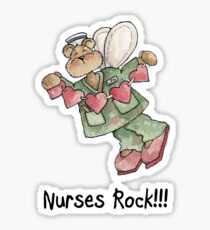 Nurses Rock Stickers | Redbubble