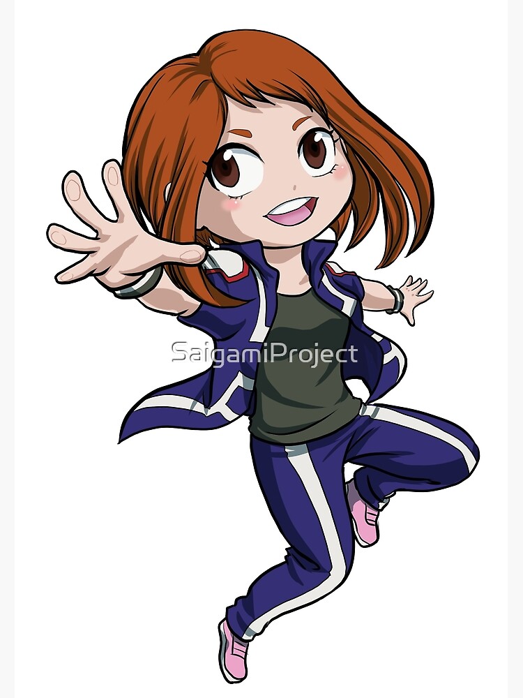 "Uraraka Ochako chibi" Photographic Print for Sale by SaigamiProject ...