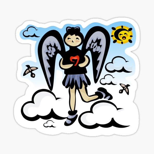 "Angelique" Sticker for Sale by elledeegee | Redbubble