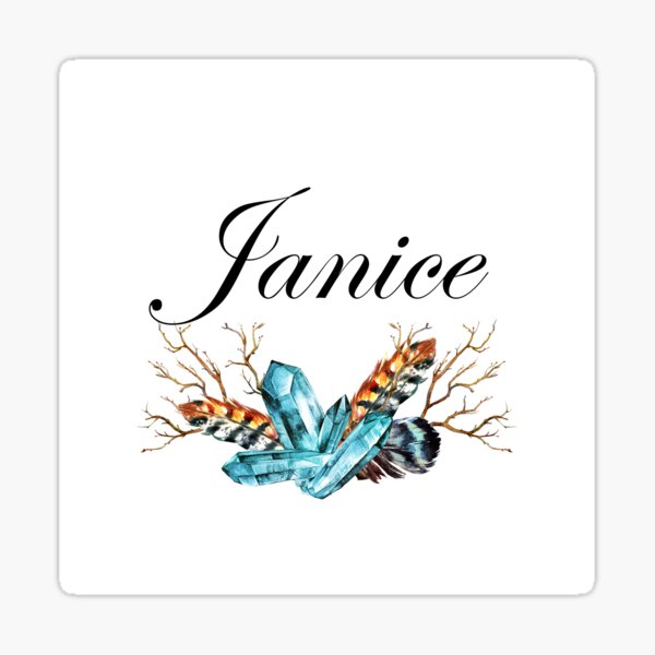 "Janice v4w" Sticker by viktor64 | Redbubble