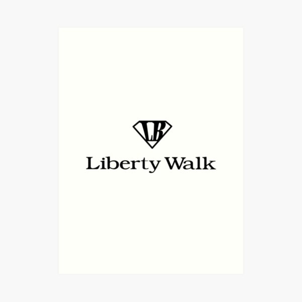 "Diamond LB Performance Liberty Walk Logo with Japanese Characters" Art ...