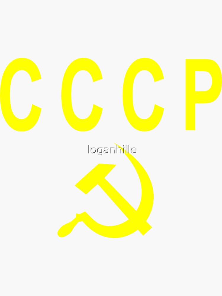 "CCCP" Sticker for Sale by loganhille | Redbubble