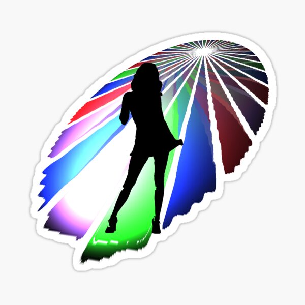 "Girl Dance" Sticker for Sale by loganhille | Redbubble