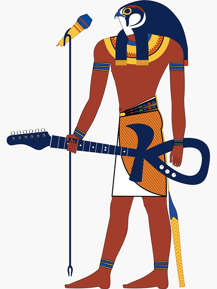 "Rock God" Sticker for Sale by JamesLillis | Redbubble