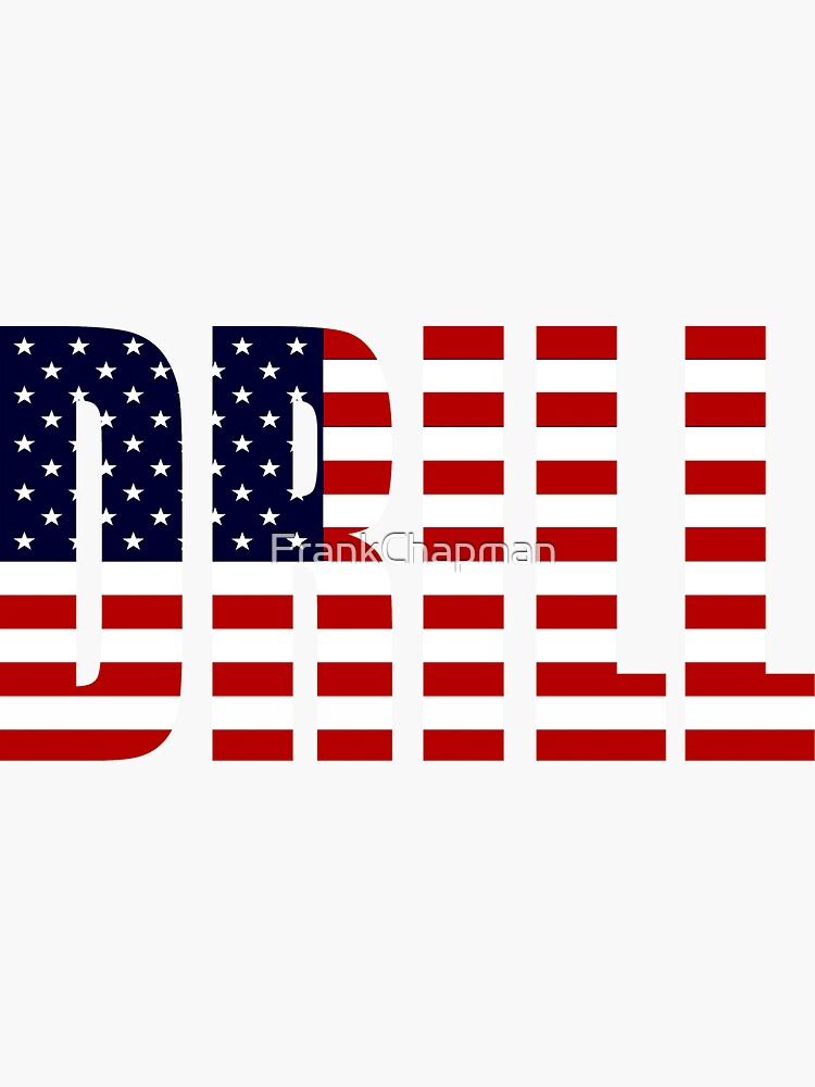"DRILL" Sticker by FrankChapman | Redbubble