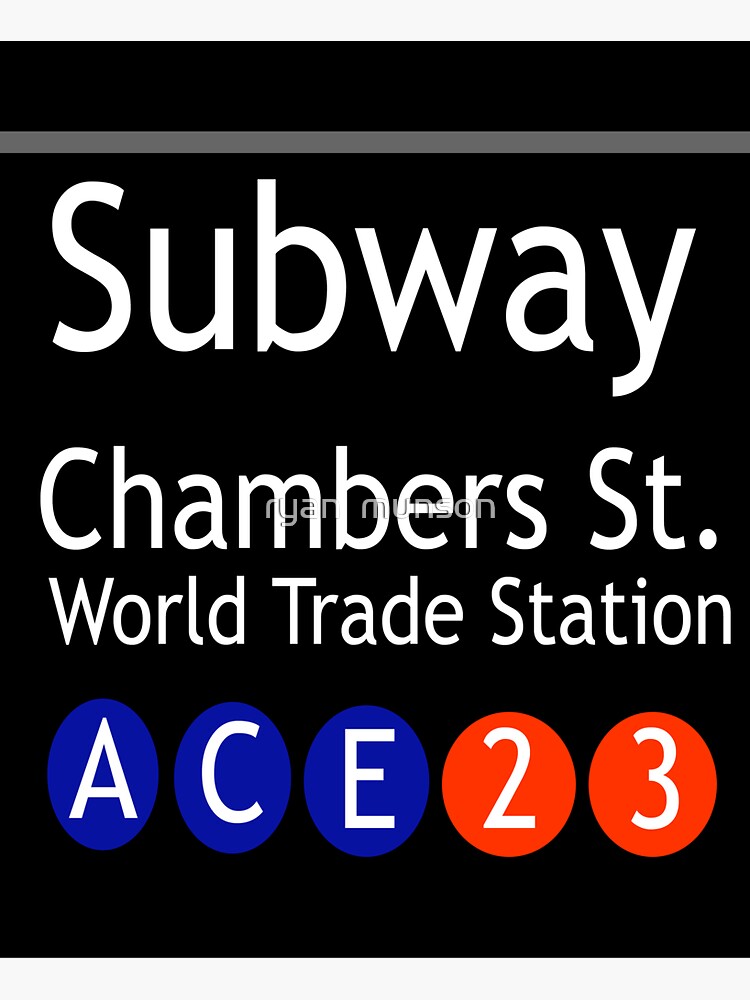 "subway" Sticker for Sale by cion49 | Redbubble