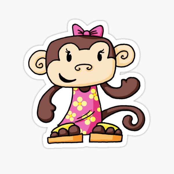 "Saru" Sticker for Sale by shiro | Redbubble