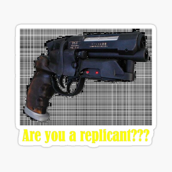 "Blade Gun replicant" Sticker for Sale by pablotguerrero | Redbubble