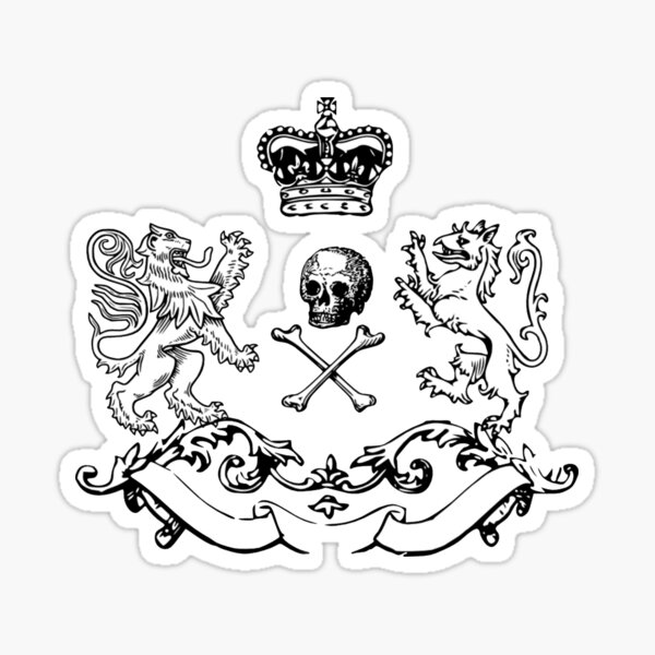 "Heraldry Shield Design." Sticker by Katt25 | Redbubble