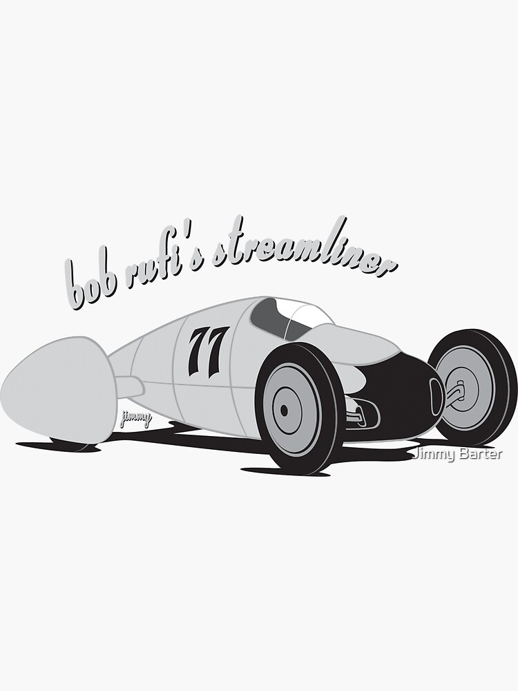 "Rufi Streamliner" Sticker for Sale by JimmyBarter | Redbubble