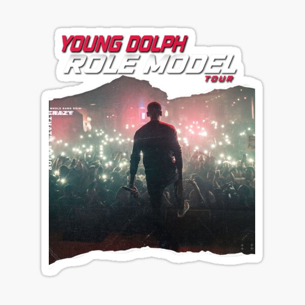 "role model tour 2019 young dolph" Sticker by Jessie-Crock | Redbubble