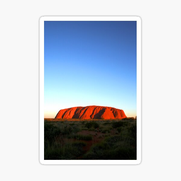 "Uluru " Sticker by tracyleephoto | Redbubble