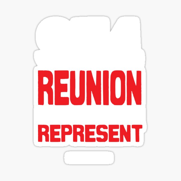 "974 La Reunion, represent" Sticker for Sale by kaysha | Redbubble
