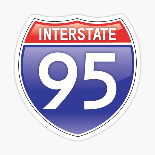 Interstate 95 Stickers | Redbubble