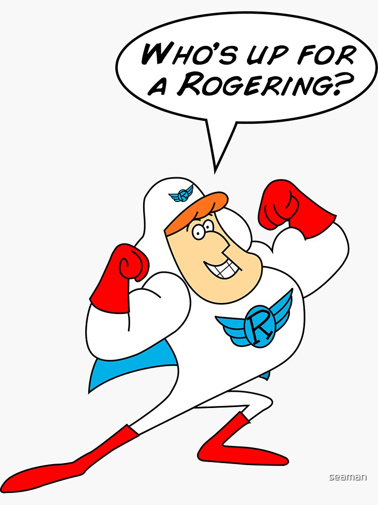 "Rogering" Sticker for Sale by seaman | Redbubble