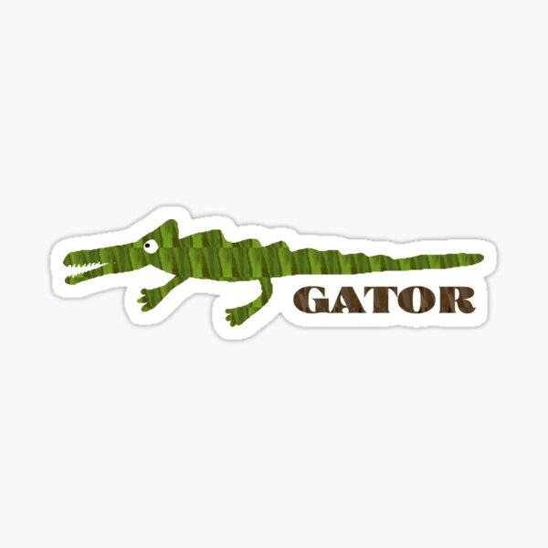 "Gator" Sticker for Sale by photoforyou | Redbubble
