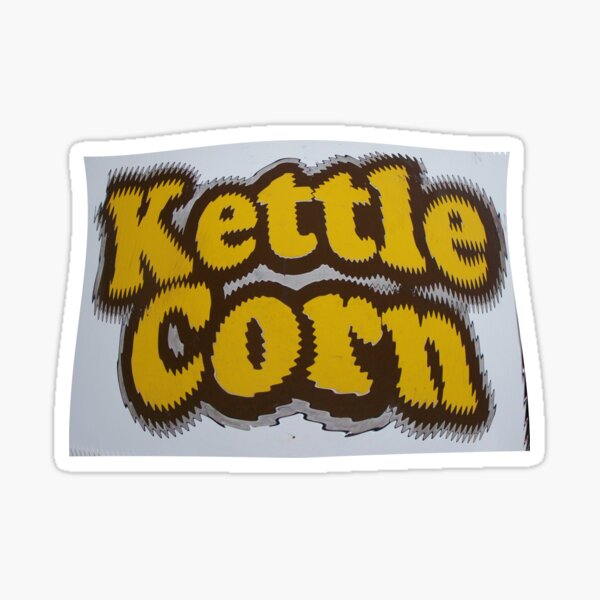 Kettle Corn Stickers | Redbubble