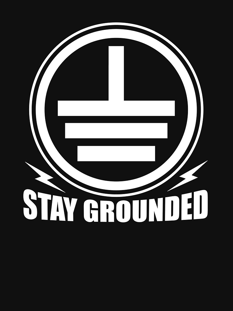 "Electrician stay grounded" T-shirt for Sale by SMMBYV | Redbubble ...