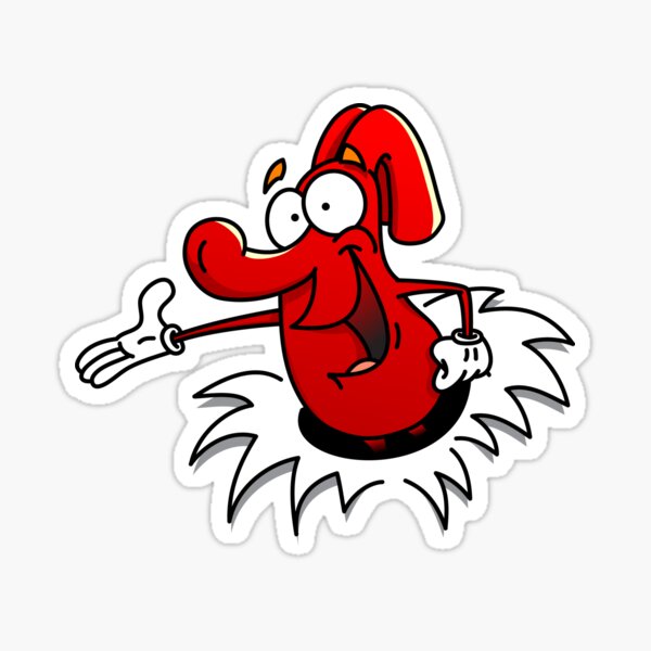 Cartoon Heart Attack Stickers | Redbubble