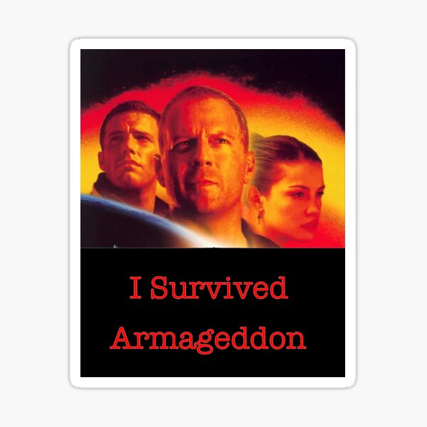 "Armageddon" Sticker for Sale by SionPierre | Redbubble