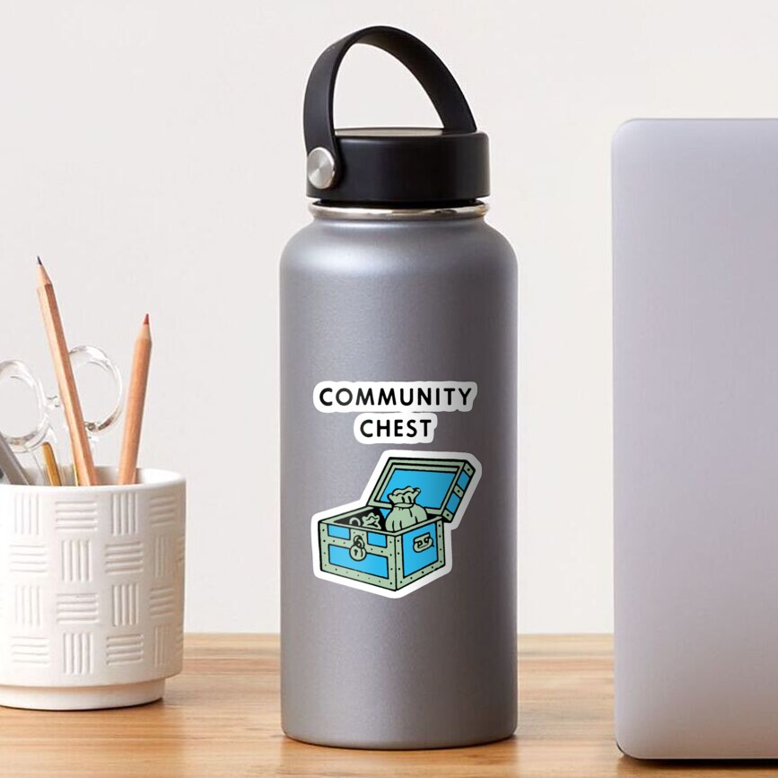"Community Chest" Sticker for Sale by Spikerama | Redbubble