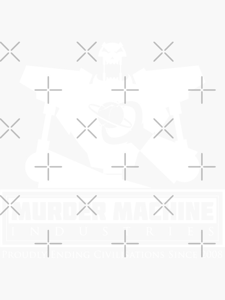 "Murder Machine Industries Logo" Sticker for Sale by simonsherry ...