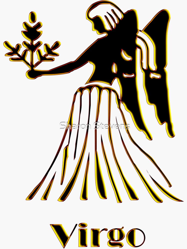"Virgo" Sticker for Sale by whitetigerau | Redbubble