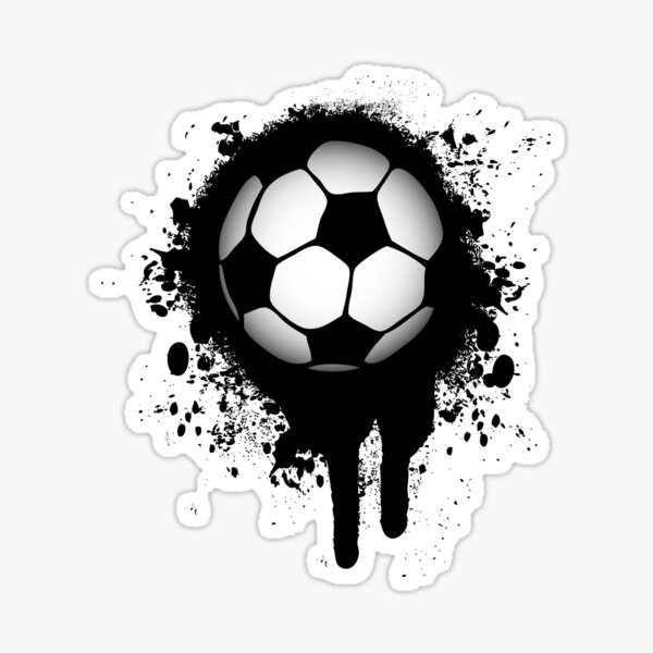 "Soccer Splat" Sticker for Sale by KCGraphics | Redbubble