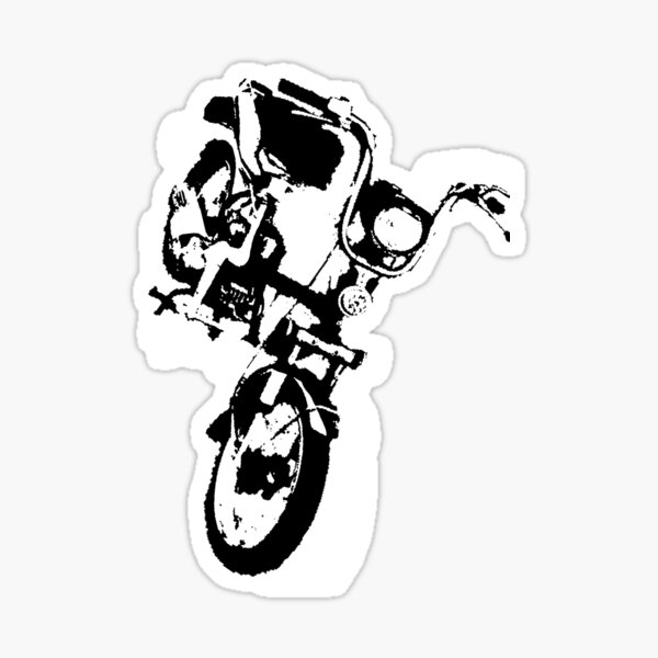 Moped Stickers | Redbubble