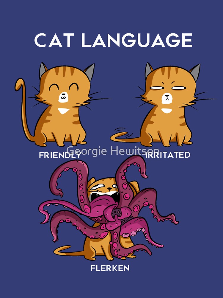 "Cat Language - Flerken" T-shirt for Sale by Georgina82 | Redbubble ...