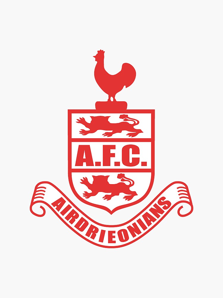 "Airdrie badge 3" Sticker for Sale by Airdrieonians | Redbubble