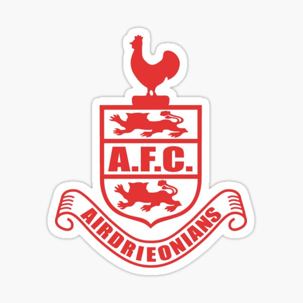 "Airdrie badge 3" Sticker for Sale by Airdrieonians | Redbubble