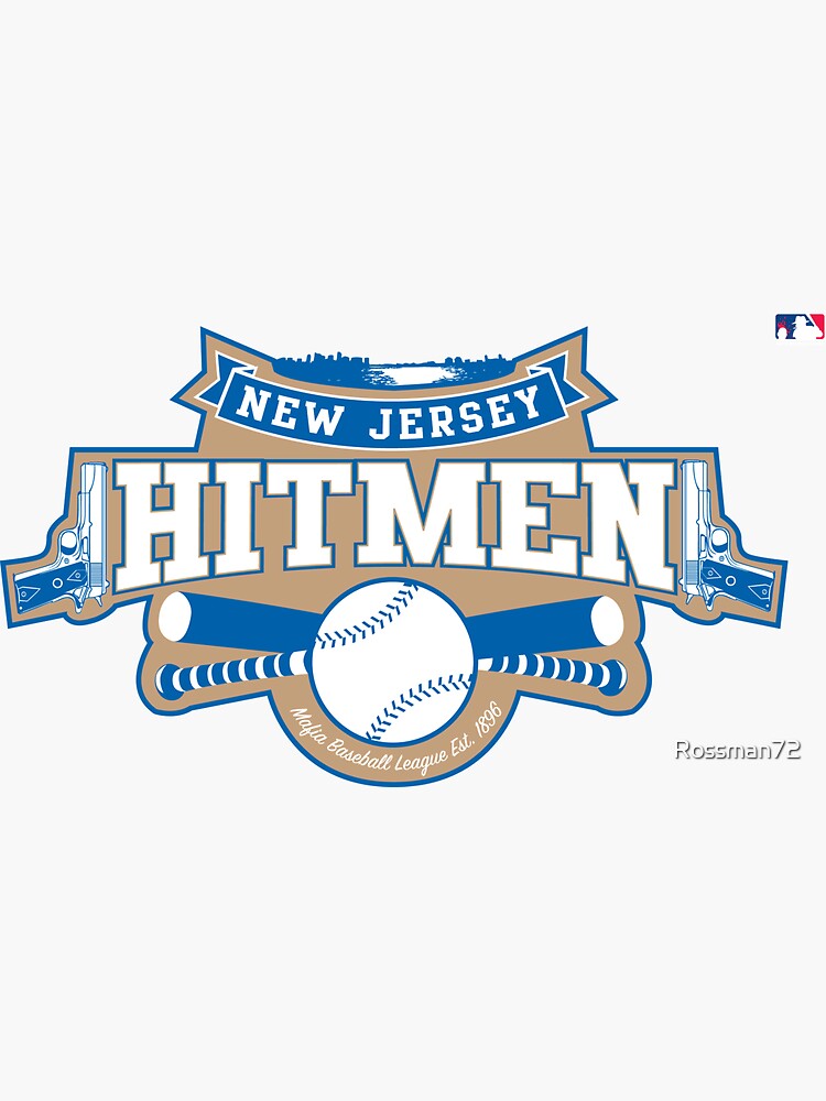 "New Jersey Hitmen" Sticker for Sale by Rossman72 | Redbubble