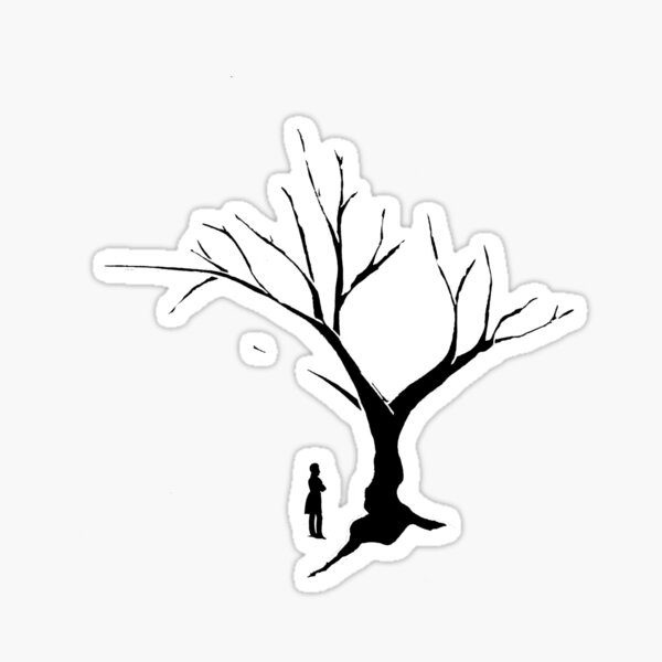 "Poet Tree" Sticker for Sale by MuscularTeeth | Redbubble