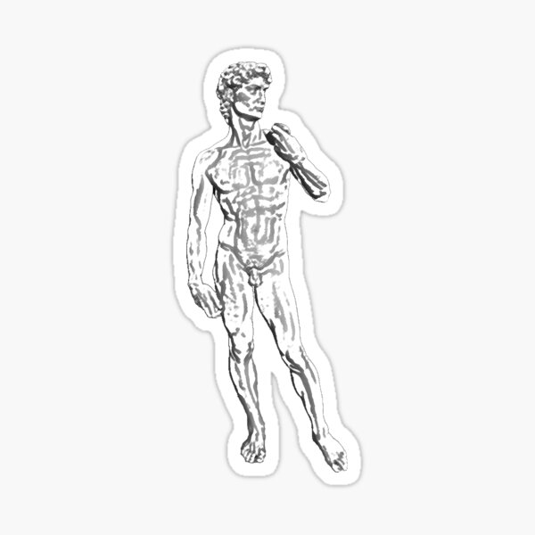 "Statue of David" Sticker for Sale by antsp35 | Redbubble