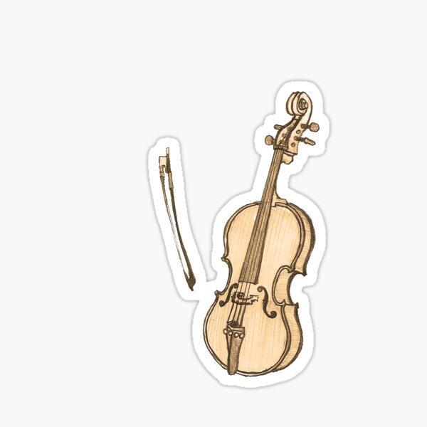 "Cello" Sticker for Sale by Grenfyra | Redbubble
